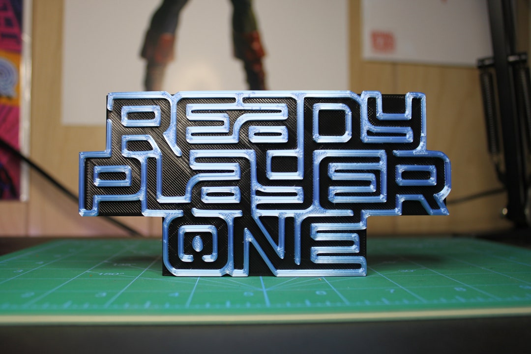 Ready Player One 3D Printed Logo Art - Etsy