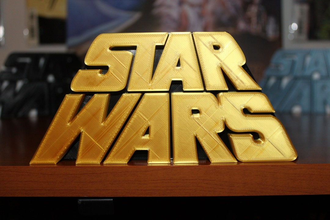 Star Wars 3D Printed Logo Art - Etsy