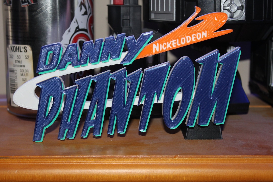 Danny Phantom 3D Printed Logo Art - Etsy