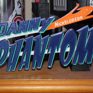 Danny Phantom 3D Printed Logo Art - Etsy