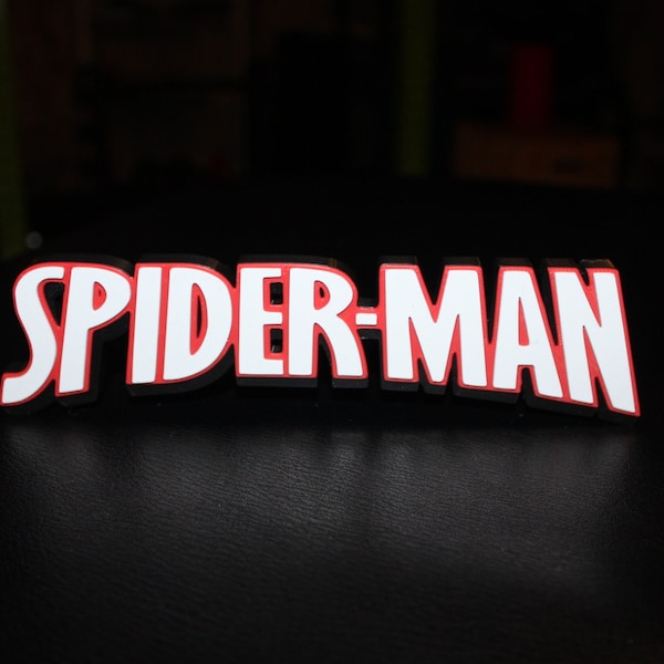3d Printed Comic Logo - Etsy