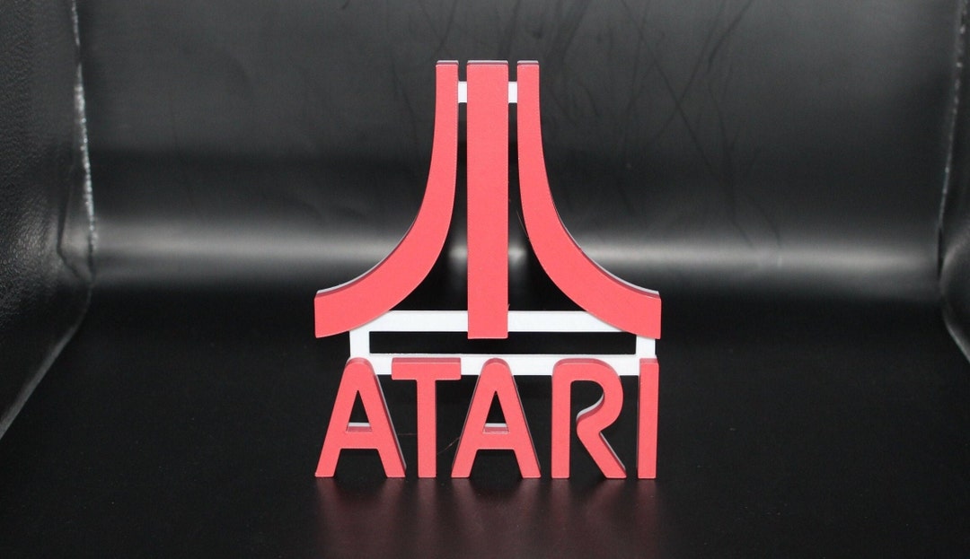 Atari 3D Printed Logo Art - Etsy
