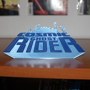 Cosmic Ghost Rider 3D Printed Comic Logo Art - Etsy