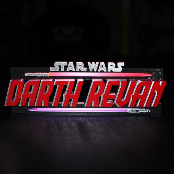 Darth Revan 3d Printed Logo Art - Etsy