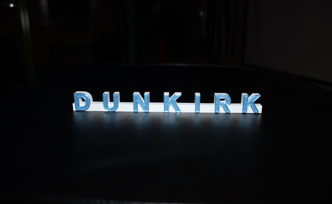 Dunkirk 3D Printed Logo Art - Etsy