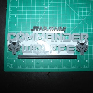 Commander Wolffe 3D Printed Logo Art - Etsy