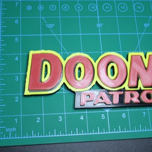 Doom Patrol 3D Printed Comic Logo Art - Etsy