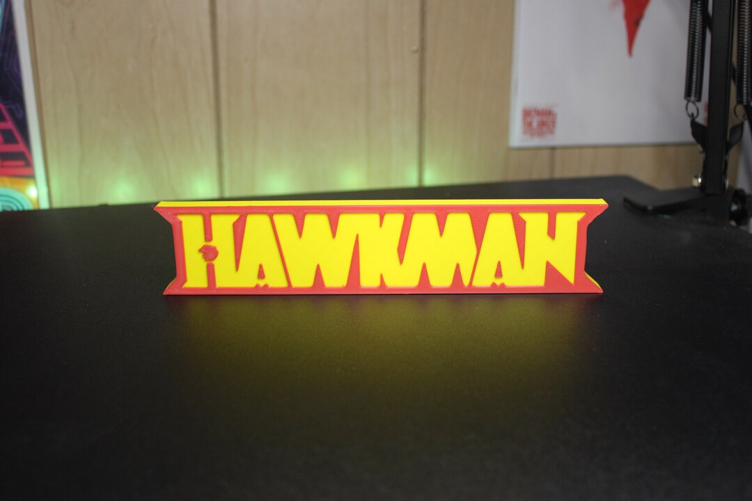 Hawkman 3D Printed Comic Logo Art - Etsy