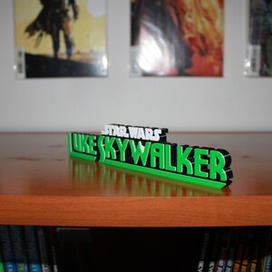 Luke Skywalker 3D Printed Comic Logo Art - Etsy
