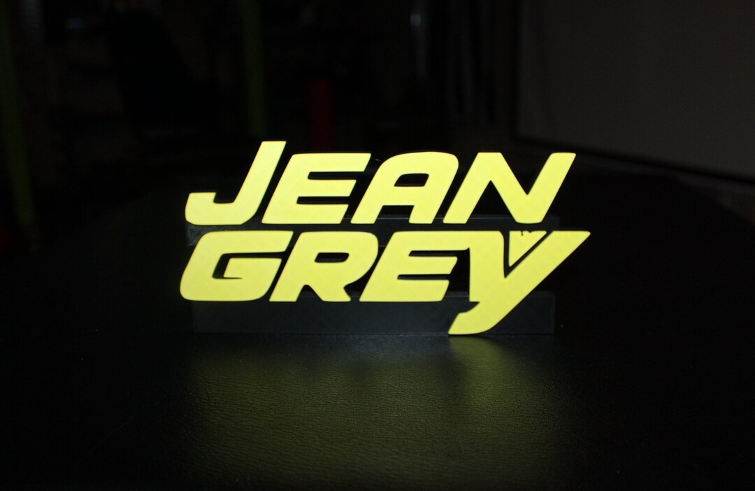 Jean Grey 3D printed Comic Logo Art - Etsy Portugal