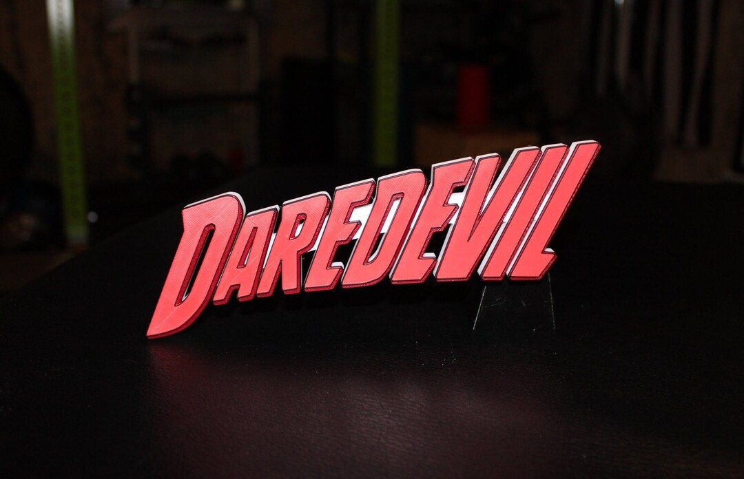 Daredevil 3D Printed Comic Logo Art - Etsy