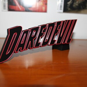 Daredevil 3D Printed Comic Logo Art - Etsy