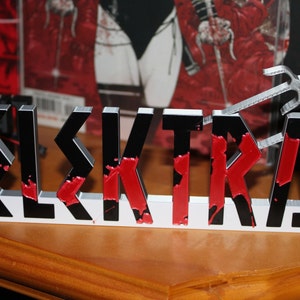 Elektra 3D Printed Comic Logo Art - Etsy