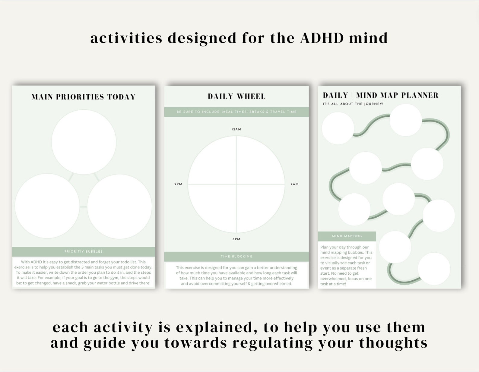 ADHD Goals Printable Planner Created by a Psychology Student With ADHD ...