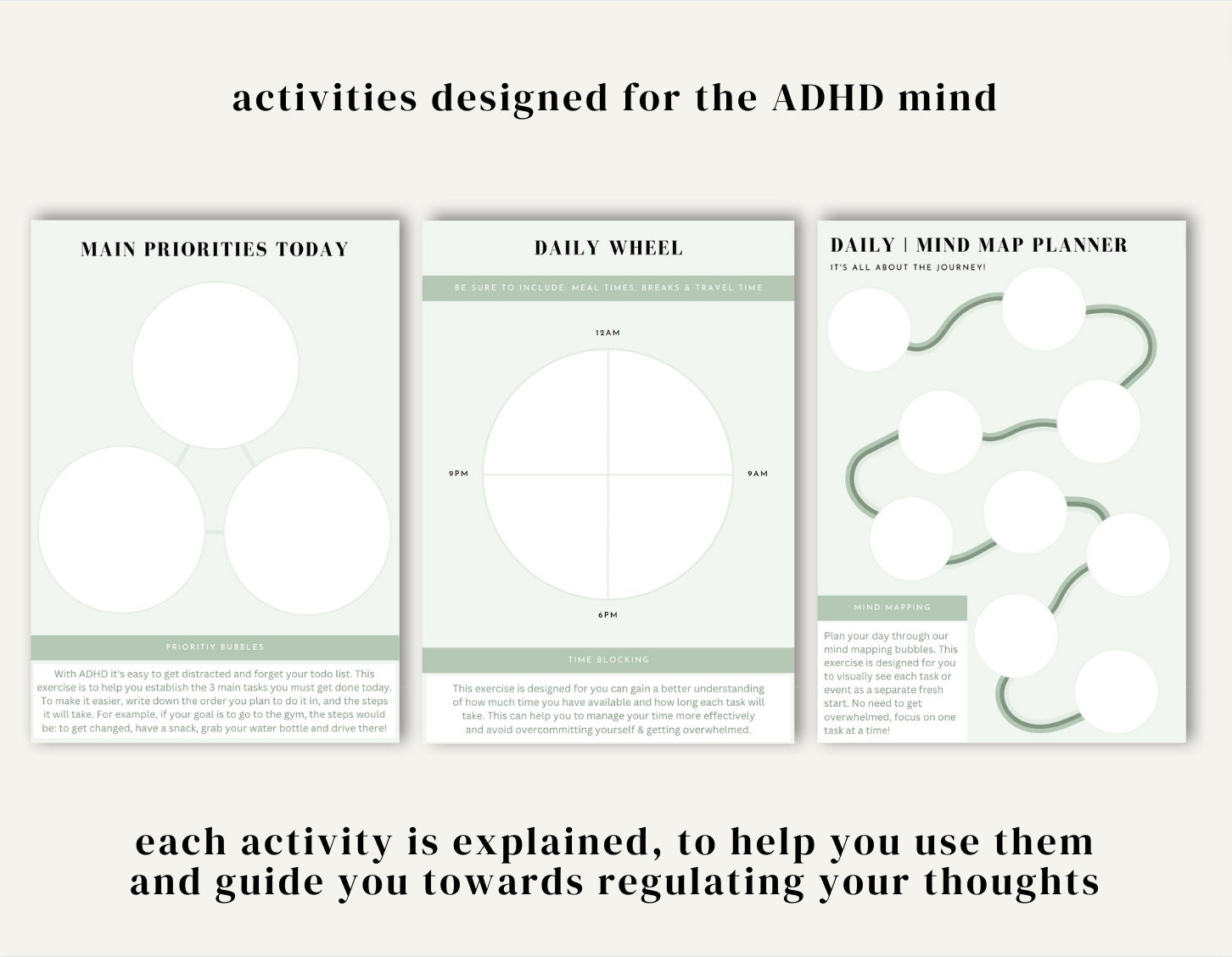 ADHD Goals Printable Planner Created by a Psychology Student With ADHD ...