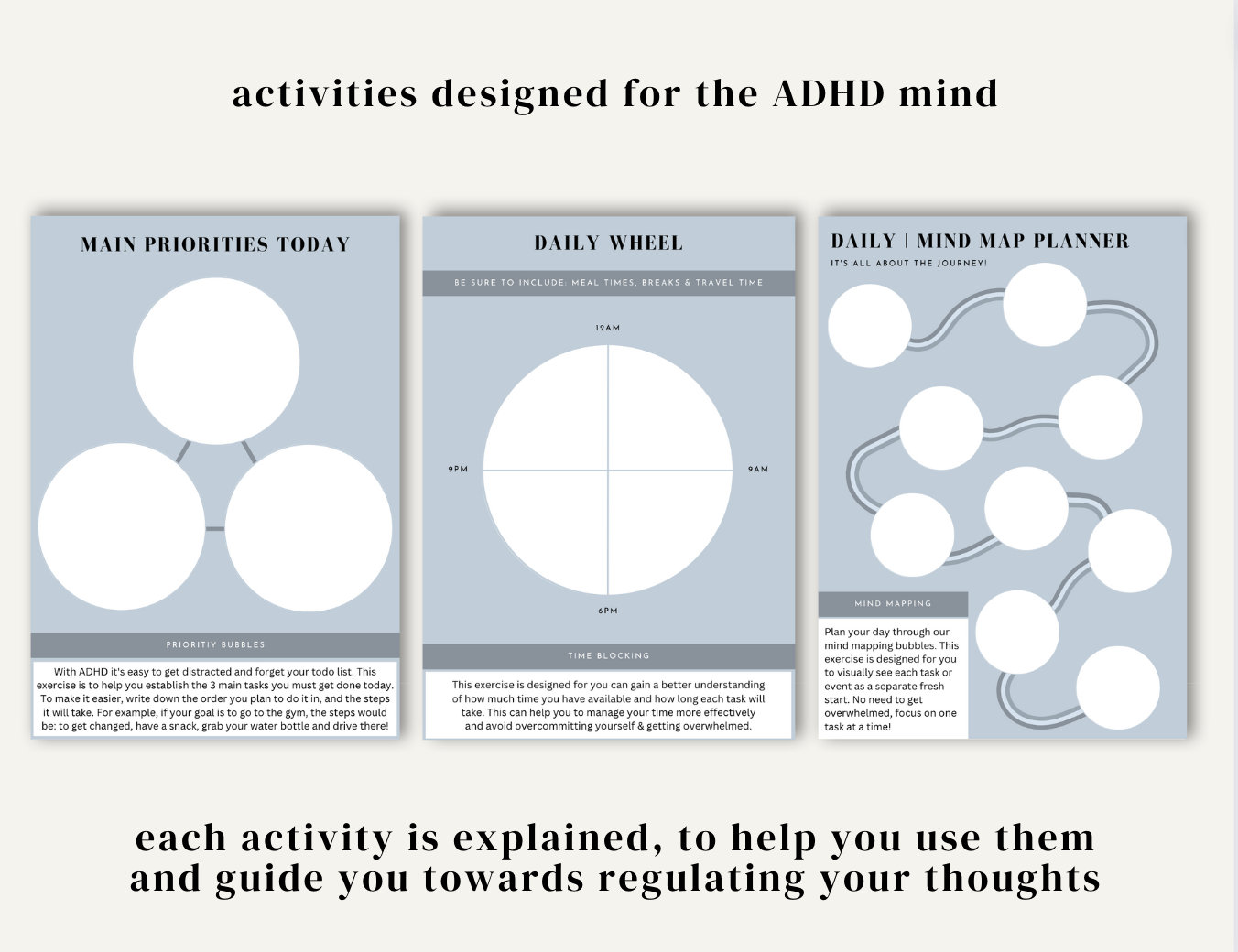 ADHD Goals Printable Planner Created by a Psychology Student With ADHD ...