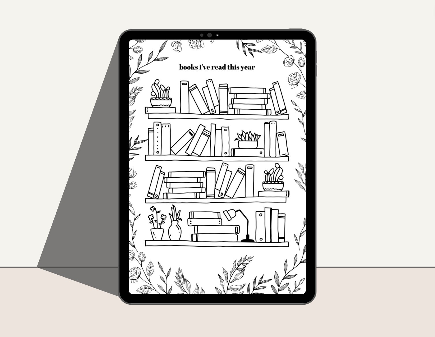 Floral Reading Log & Book Tracker Yearly Reading Log Printable Book ...