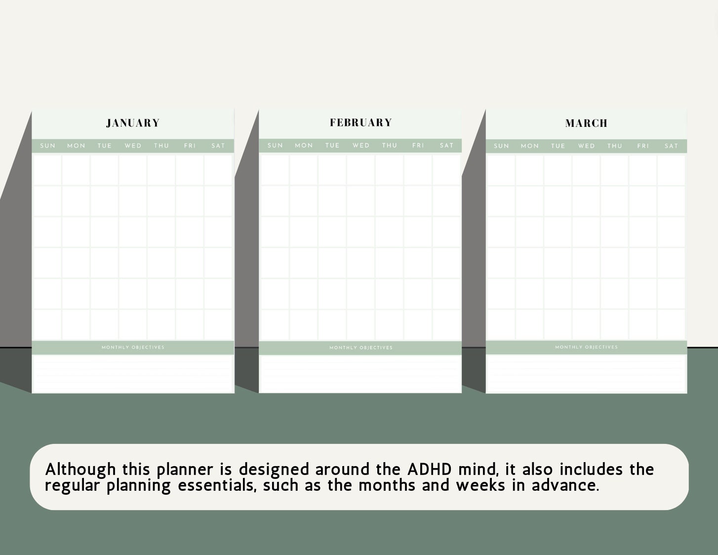 ADHD Goals Printable Planner Created by a Psychology Student With ADHD ...