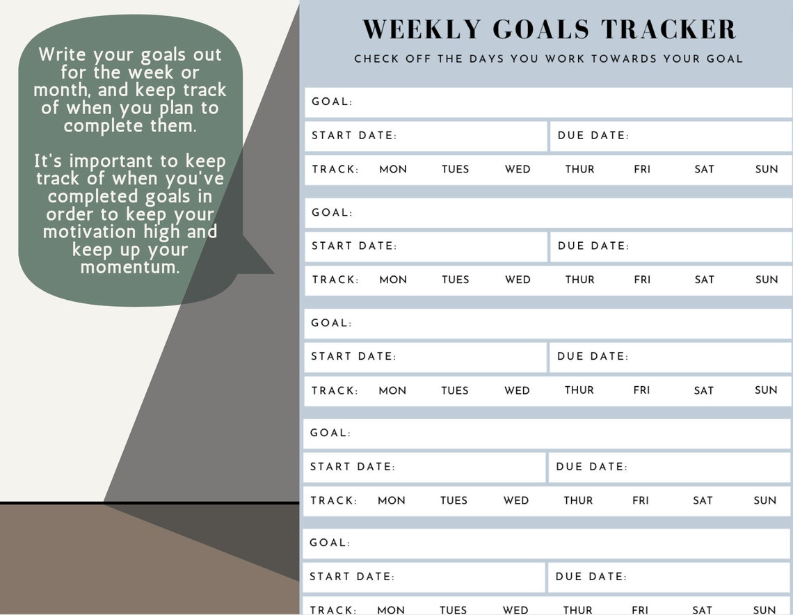 Autism Oriented Pink Planner Adult Goals Organizer & Daily Planner ...