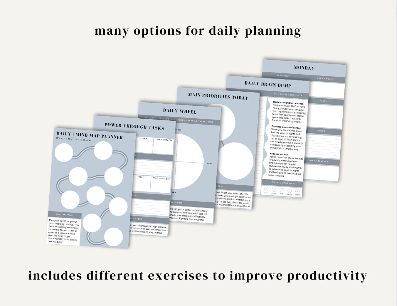 ADHD Goals Printable Planner Created by a Psychology Student With ADHD ...