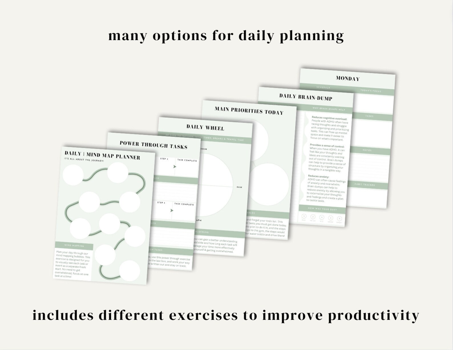 ADHD Goals Printable Planner Created by a Psychology Student With ADHD ...