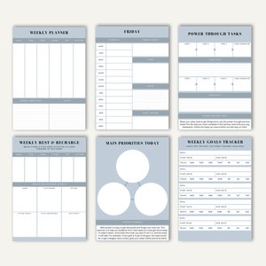 Autism Oriented Pink Planner Adult Goals Organizer & Daily Planner ...