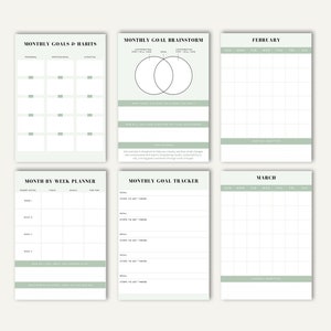 ADHD Goals Printable Planner Created by a Psychology Student With ADHD ...