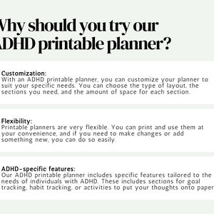 ADHD Goals Printable Planner Created by a Psychology Student With ADHD ...