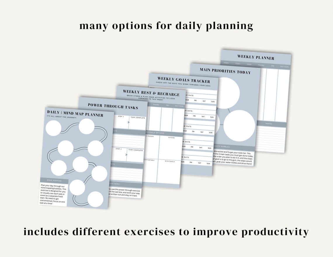 Autism Oriented Pink Planner Adult Goals Organizer & Daily Planner ...