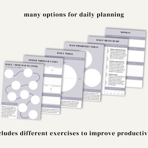 ADHD Goals Purple Planner Created by a Psychology Student With ADHD Adult Goals Organizer ...