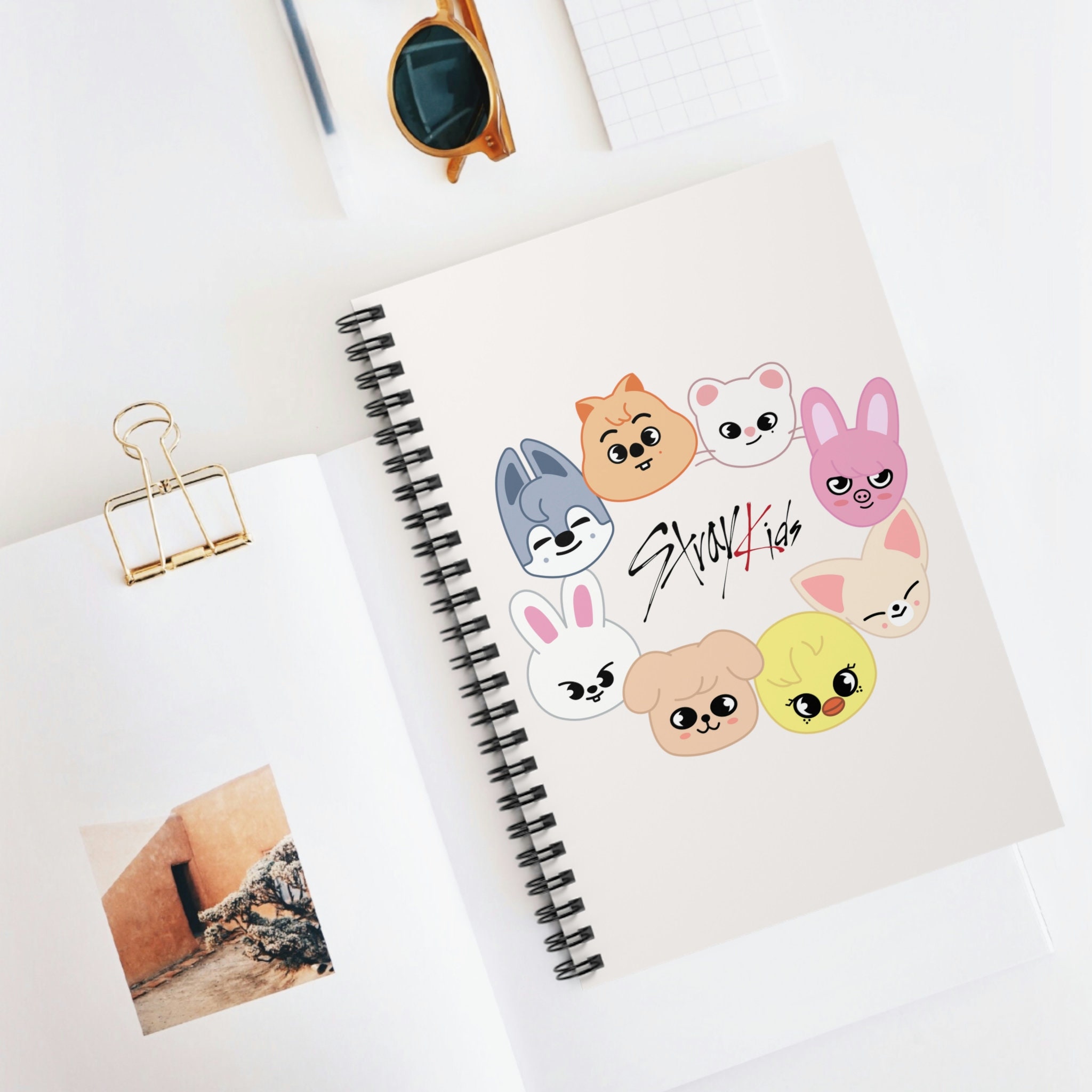 Stray Kids SKZOO Notebook Stray Kids Bangchan Felix Seungmin - Etsy