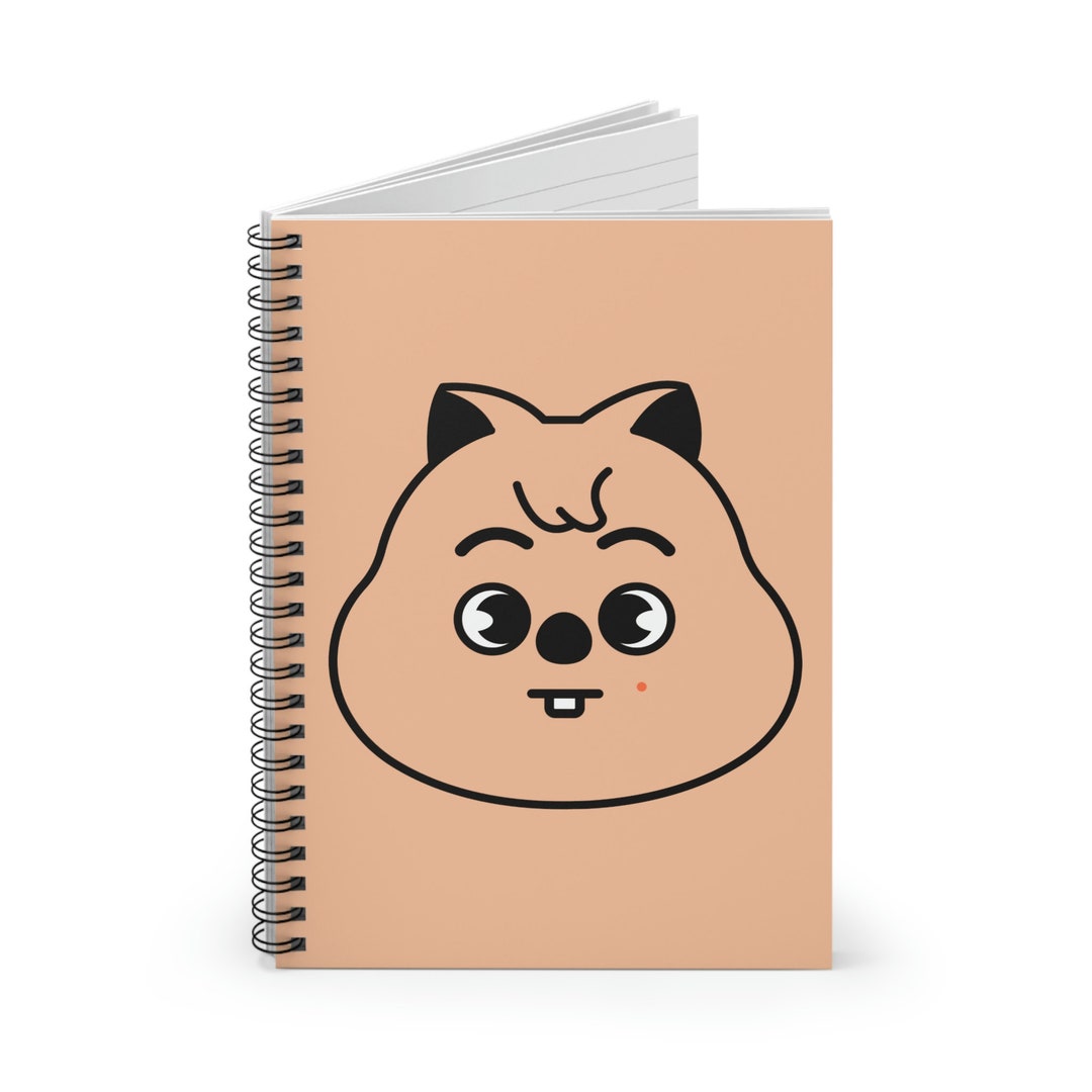 SKZOO Diary Spiral Notebook Han Quokka of Stray Kids - Ruled Line ...