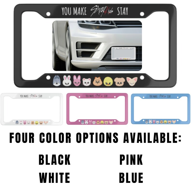 Stray Kids License Plate SKZOO Car License Frame Stray Kids - Etsy