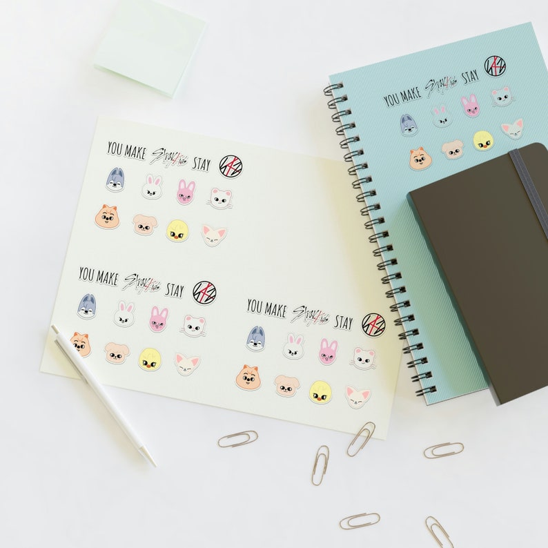 Stray Kids SKZOO Stickers Chibi Bangchan Leeknow Han Felix - Etsy