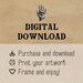 Mystical Amulet Wall Art Printable Protection Amulet Print Spiritual ...