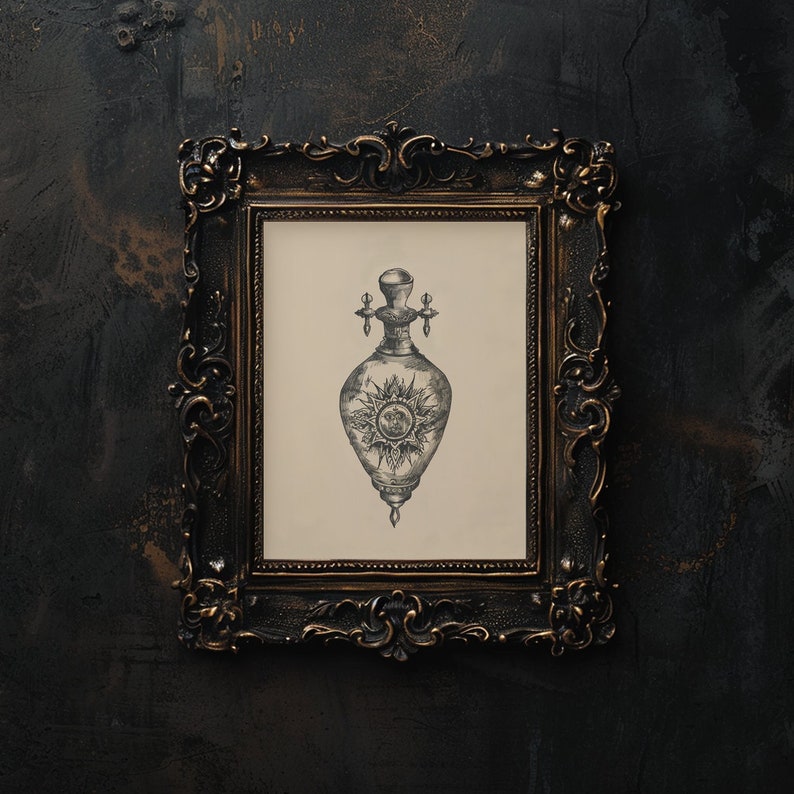 Mystical Amulet Wall Art Printable Protection Amulet Print Spiritual ...