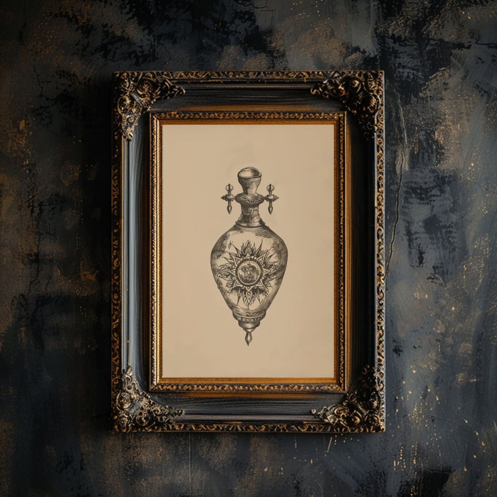 Mystical Amulet Wall Art Printable Protection Amulet Print Spiritual ...