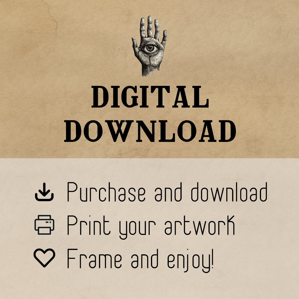 Praying Mantis Wall Art Moody Insect Printable Vintage Insect Drawing ...