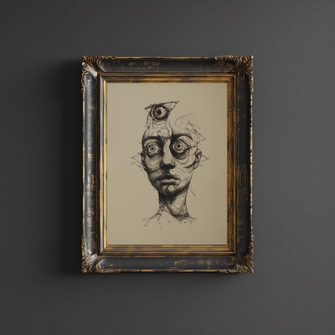 Third Eye Wall Printable Third Eye Illustration Print Human Eye Wall ...