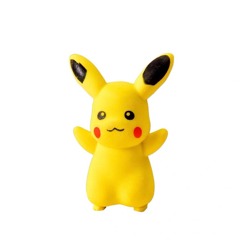 Pikachu Eraser Cute Eraser Pikachu Pokémon Pencil Eraser - Etsy