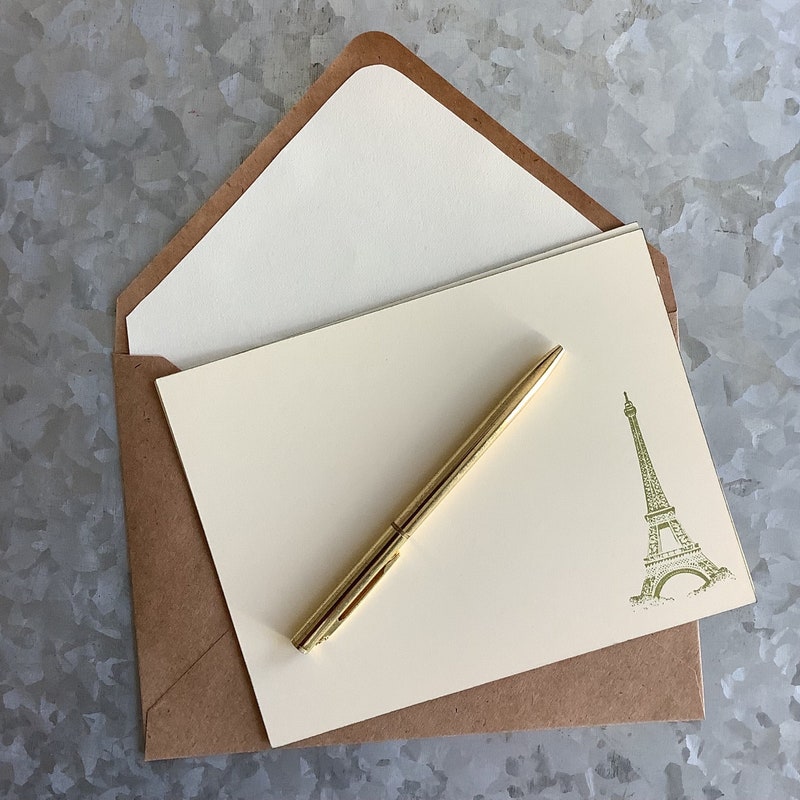 Paris Note Cards - Etsy