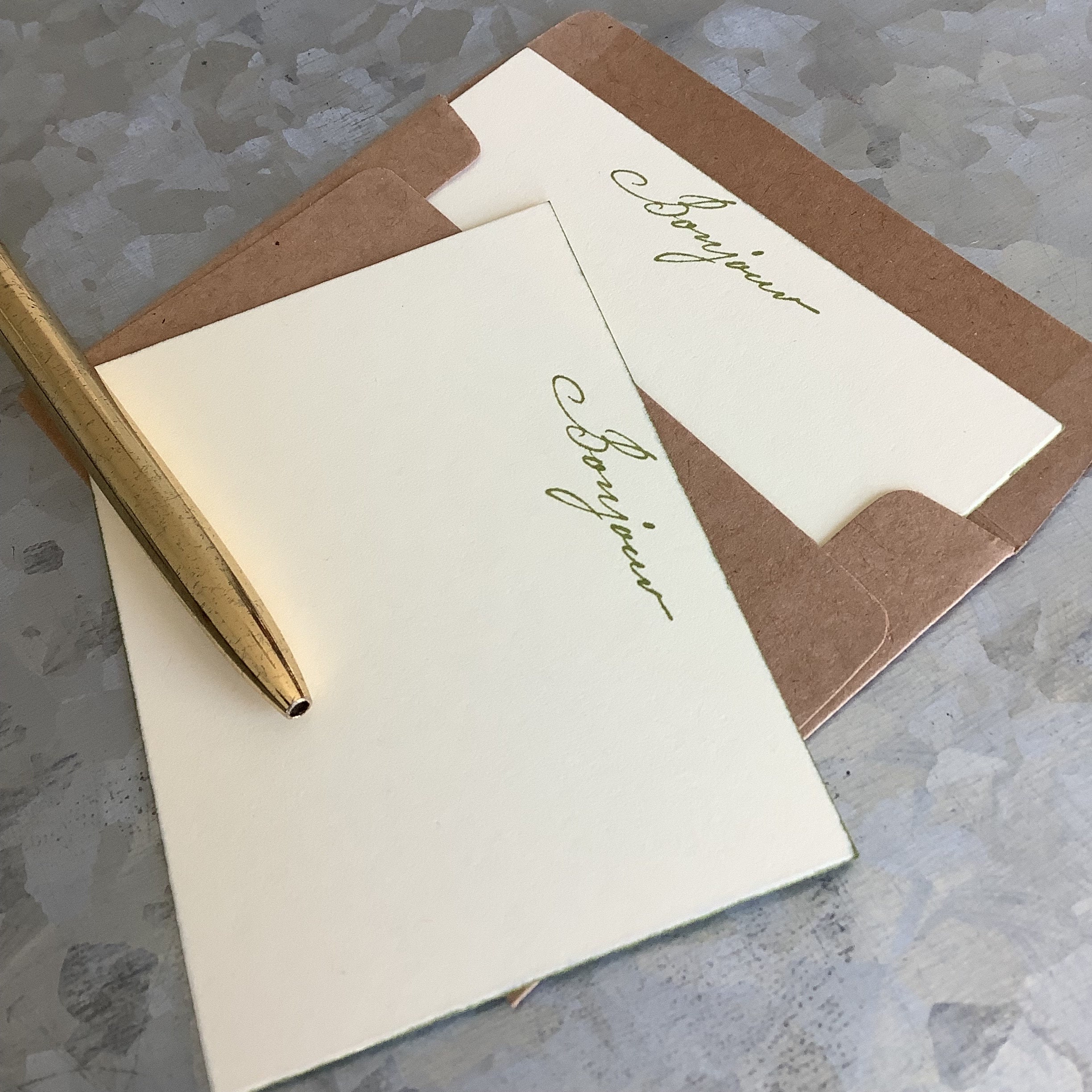 Eiffel Tower and French Inspired Stationery Set With Envelopes - Etsy