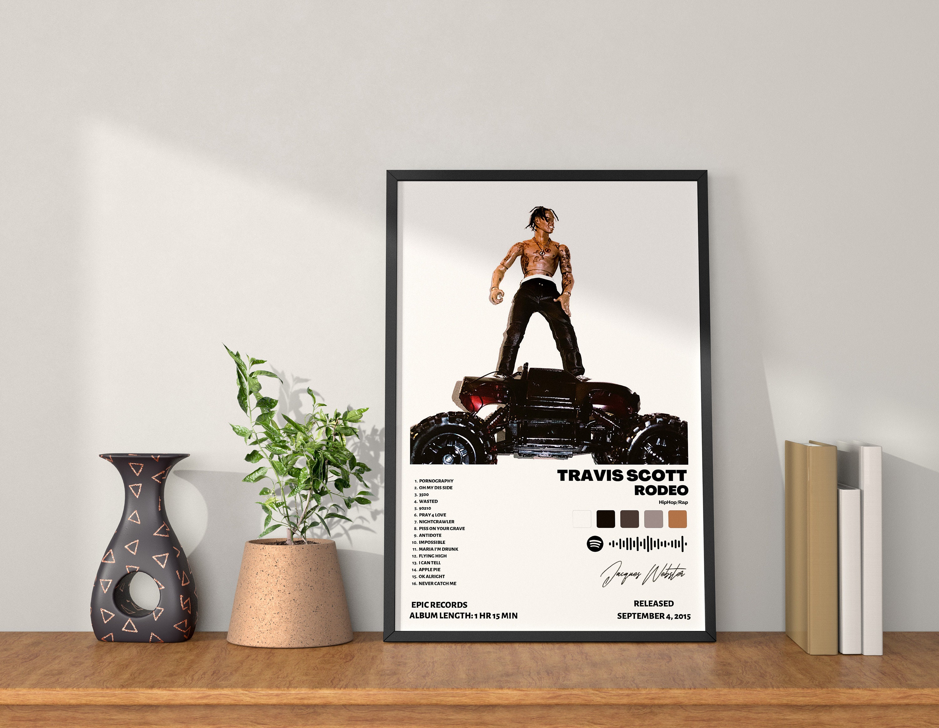 Travis Scott Rodeo Album Cover Poster Room Decor Wall - Etsy UK