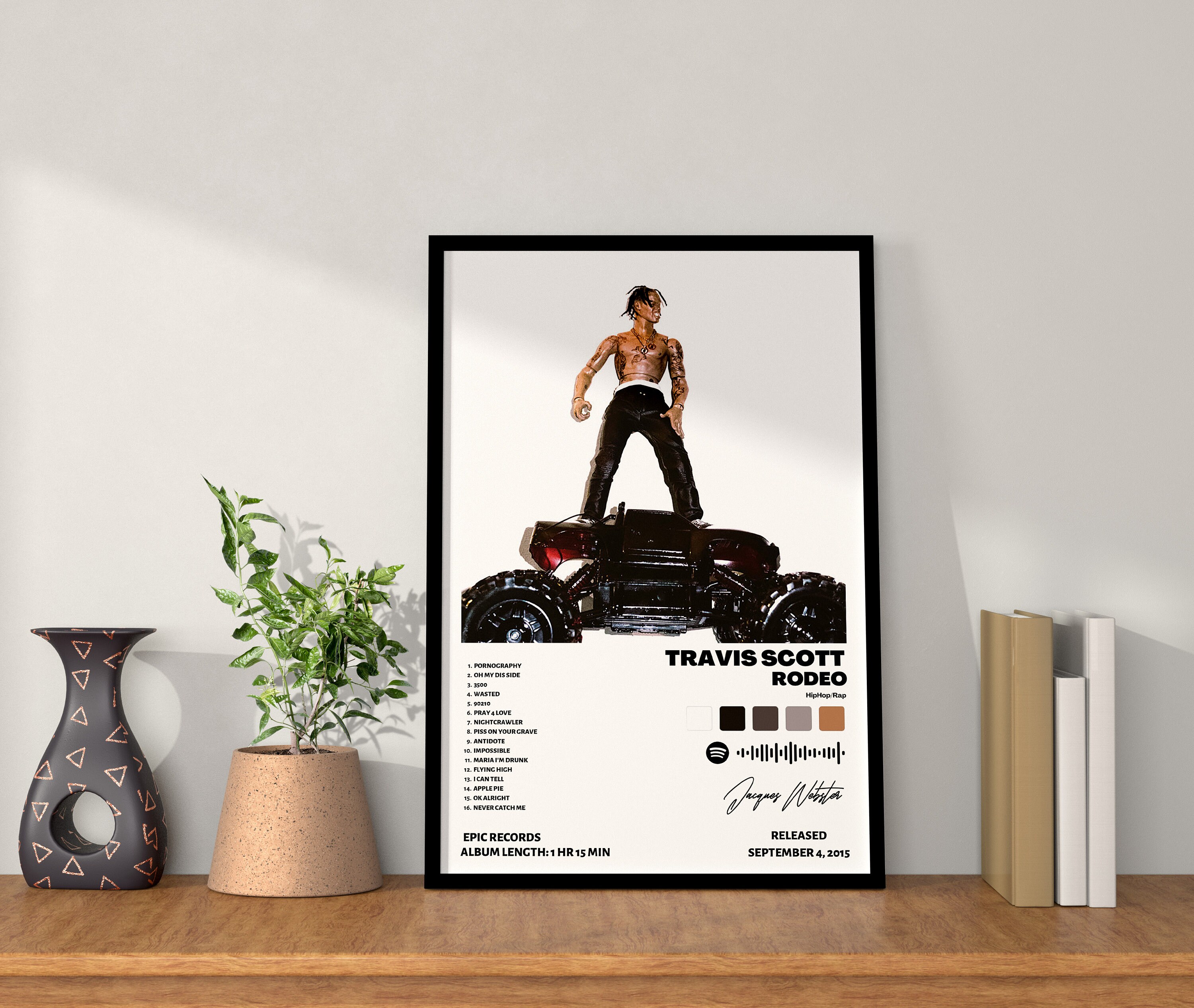 Travis Scott Rodeo Album Cover Poster, Room Decor, Wall Art, Music ...