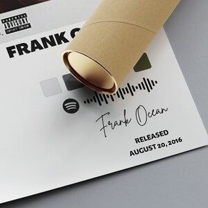 Frank Ocean Blonde Album Cover Poster, Room Decor, Wall Art, Music ...