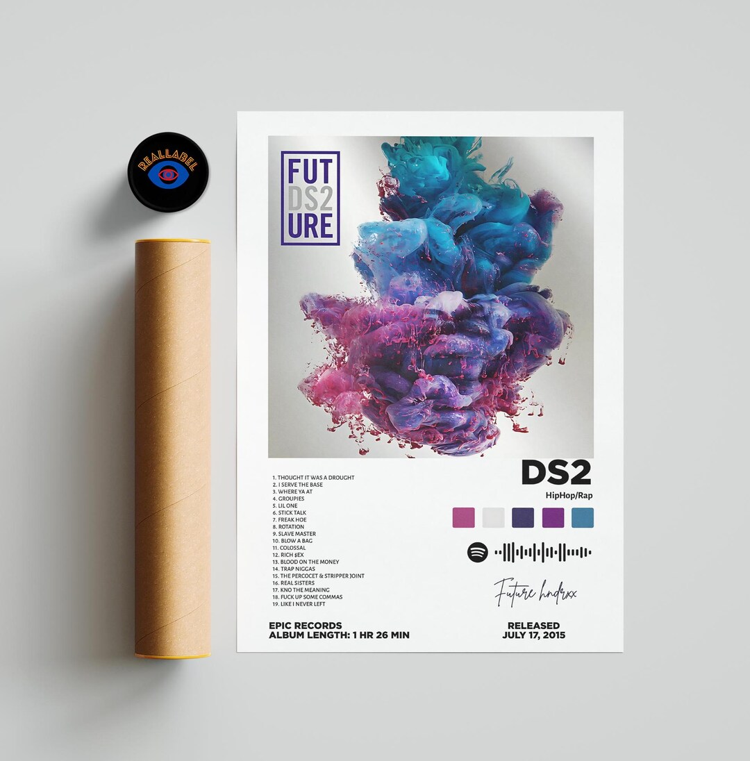 Future – DS2 - Album Cover Poster, Room Decor, Wall Art, Music Gifts ...