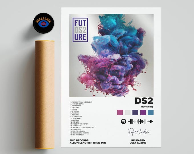 Future – DS2 - Album Cover Poster, Room Decor, Wall Art, Music Gifts ...