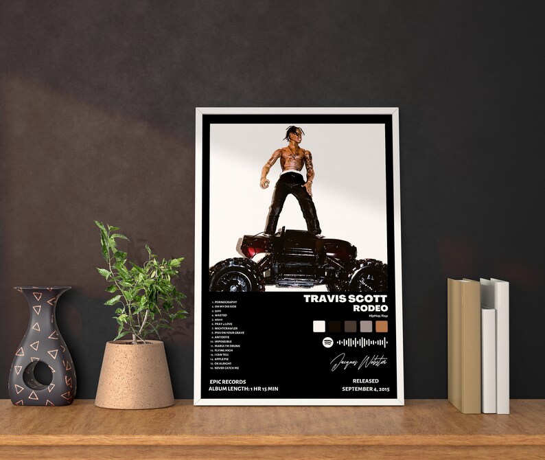 Travis Scott Rodeo Album Cover Poster, Room Decor, Wall Art, Music ...