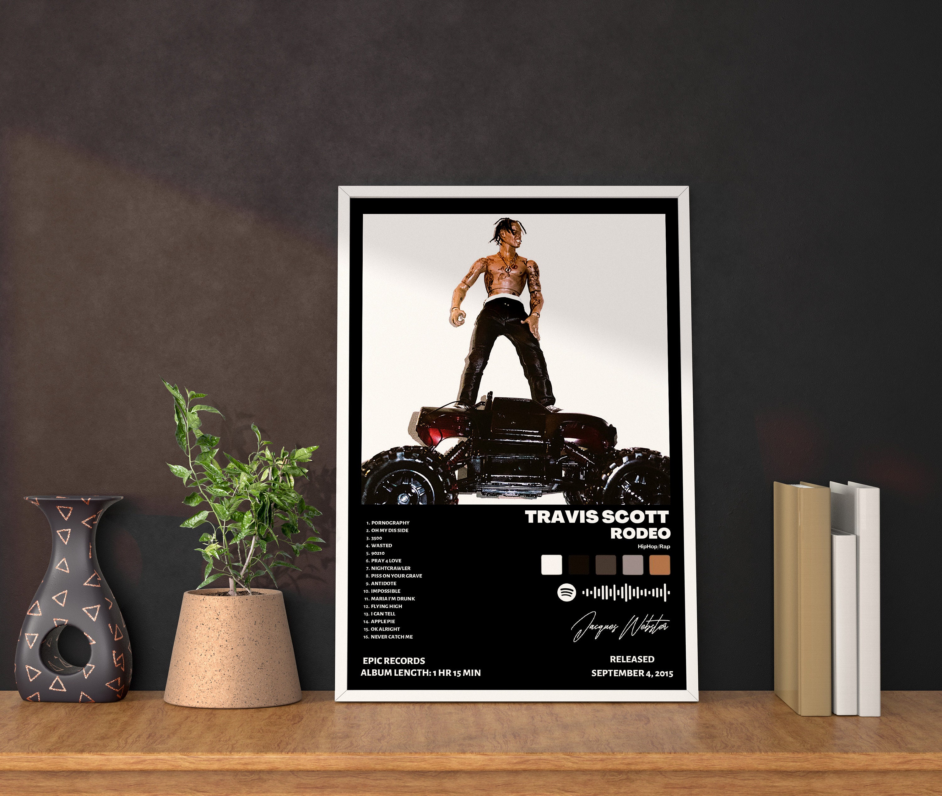 Travis Scott Rodeo Album Cover Poster, Room Decor, Wall Art, Music ...