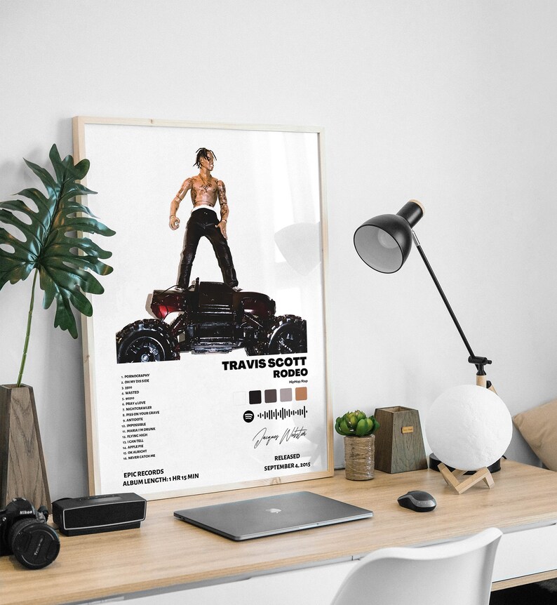Travis Scott Rodeo Album Cover Poster, Room Decor, Wall Art, Music ...